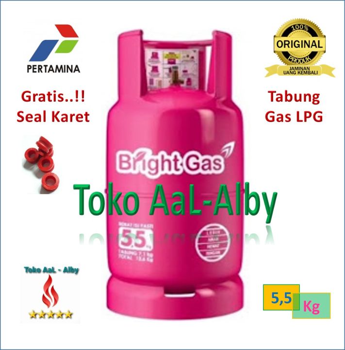 Tabung Gas Bright Gas 5,5 Kg Tanpa Isi | Lazada Indonesia