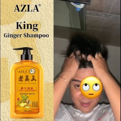 AZLA Ginger Hair Shampoo 500ML Anti-hair Loss Ginger Shampoo Oil Control Anti-dandruff Anti ...