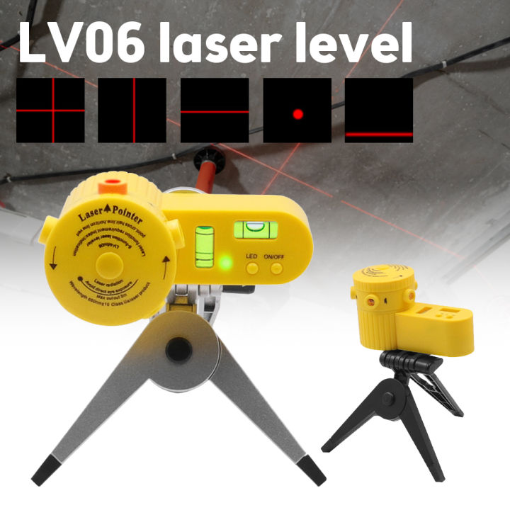 Laser Level Multifunction 4 In 1 Household Level Ruler Measuring Laser ...