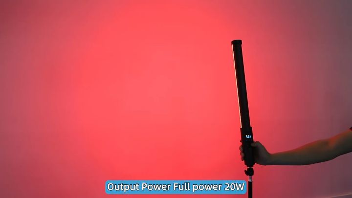 50cm COB Handheld LED Video Light Stick With Baffle Portable Dimmable ...