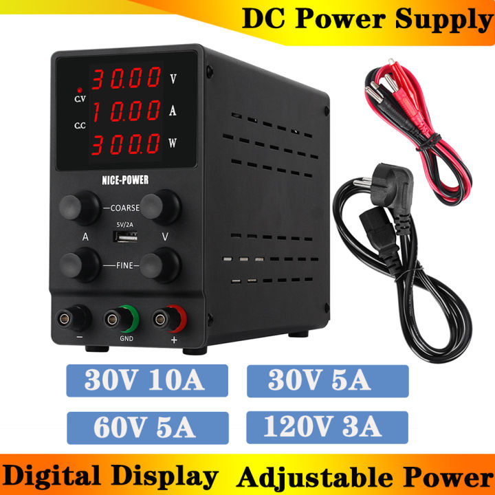 NICE-POWER Variable Power Supply DC Adjustable Lab Switching Regulator ...