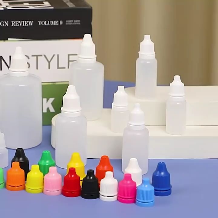 1/5/10pc squeezable Eye Drop Bottle 5ml /10ml/15ml Squeezable Eye Drop ...