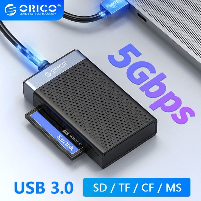 External SD Card Reader USB 3.0 SD & Micro SD Card Reader Adapter For ...