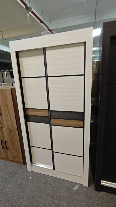 [Siap Pasang] HOME ELITE 3 FT Modern Minimalist Sliding Wardrobe Closet ...