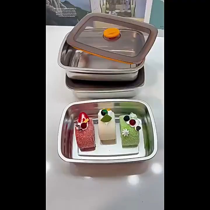 SUS 316 Stainless Steel Lunch Box Vacuum Antibacterial Food Container ...