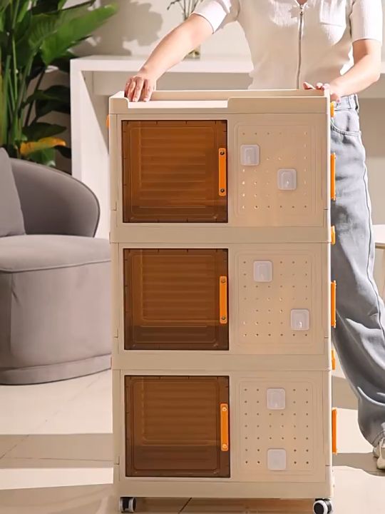 Transparent Foldable storage box waterproof plastic box clothes storage ...