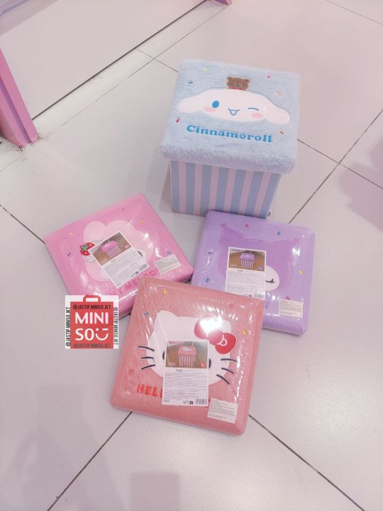 MINISO x SANRIO 🆕 Storage Stool / Tempat Penyimpanan SANRIO Collection ...