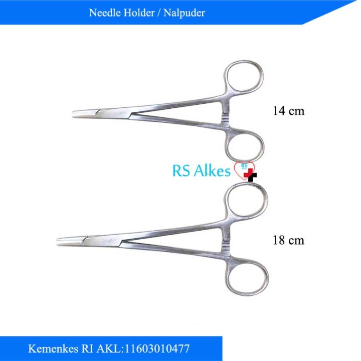 Nalfuder 14cm Needle Holder 14 cm Naldfuder Nalpuder | Lazada Indonesia