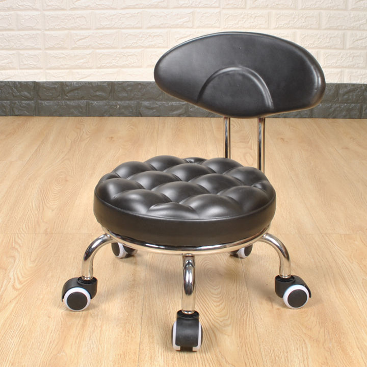 Small Stool with Wheels Low Stool Stool on Wheels Minimalist Modern ...