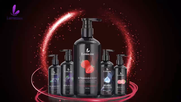 Lemezee Fruits Flavored Lubricant Strawberry Gel+Blueberry Lube (300ml ...