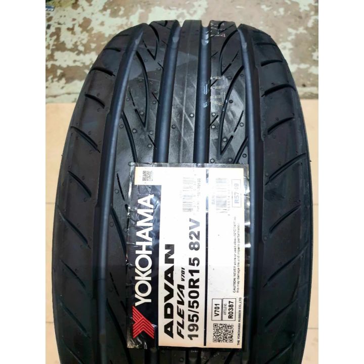 [FREE INSTALLATION] 195/50/15 YOKOHAMA ADVAN FLEVA V701 NEW TYRE (TAYAR BARU) (READY STOCK ...