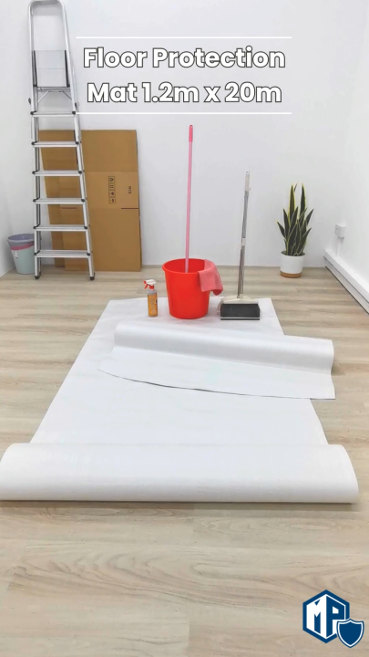 Floor Protection Mat 1.2m x 20m | Heavy-Duty Temporary Floor Protection ...