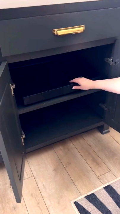 TSM Kitchen Cabinet Pull-Out Drawer | Sliding Dish rack | No Drill ...