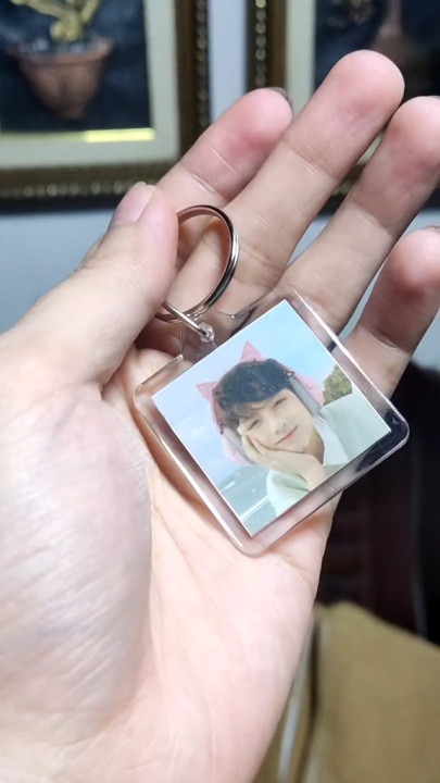 CLOUD 7 ACRYLIC KEYCHAIN WITH 1 RANDOM LAMINATED PHOTO ( OPEN FOR ...