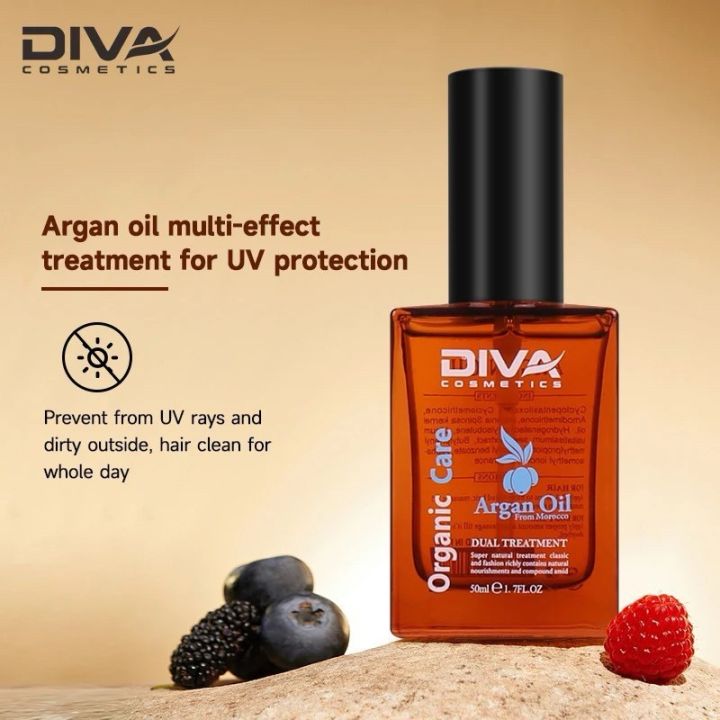 🎄DIVA 🇮🇹 อาร์แกนออยบำรุงผม Organic Hair Care | Lazada.co.th