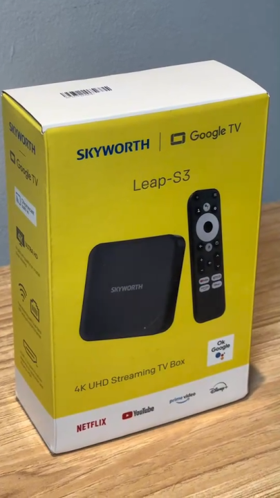 [HOT] Skyworth Google TV Box LEAP S3 2G Plus 16G,Google Assistant, 4K Ultra HD Android 11, WIFI ...