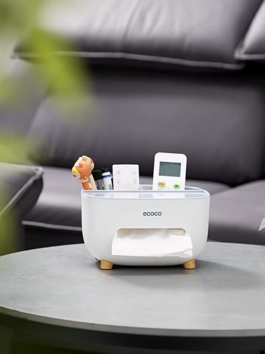 Shiok Living 🚀 ecoco new model Nordic style tissue box Creative multi ...