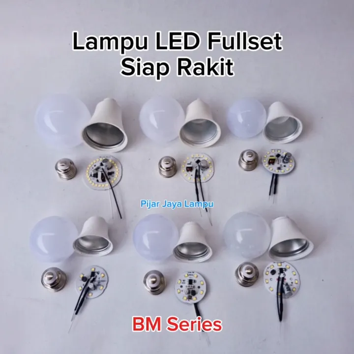 Paket Lampu LED BM Full Set Siap Rakit 5 7 9 12 15 18 20 25 30 40 50 ...