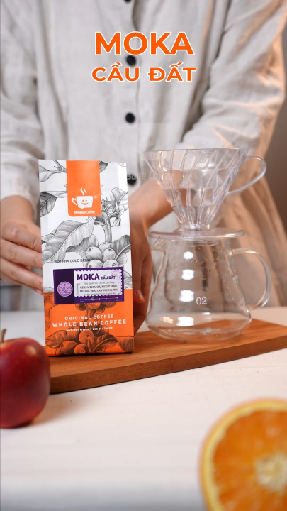 Cà phê MOKA HẢO HẠNG rang mộc nguyên chất cafe bột pha ColdBrew hoặc ...