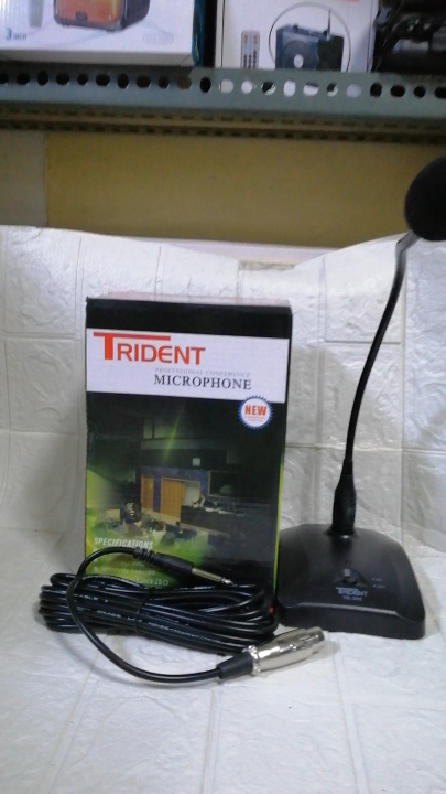 TRIDENT PROFESSIONAL CONFERENCE MICROPHONE TR-307 PROFESSIONAL WIRELESS ...