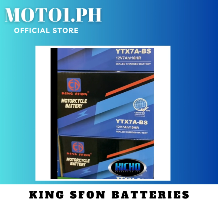 KING SFON MOTORCYCLE BATTERY UNIVERSAL | Lazada PH
