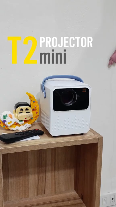2024 T2 Mini โปรเจคเตอร์ 4K UHD wifi/5G รุ่นใหม่ล่าสุด Android11 เชื่อม ...