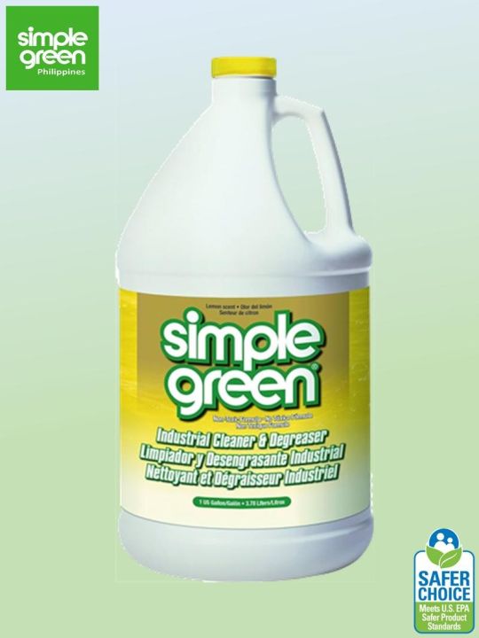 Simple Green Concentrated Industrial Cleaner & Degreaser - Lemon 1 Gal ...