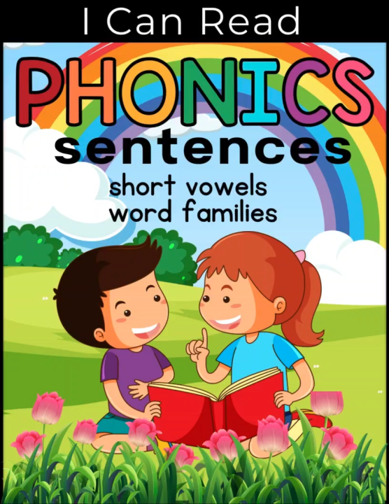 I CAN READ PHONICS SENTENCES (SHORT VOWELS WORD FAMILIES) 35 PAGES ...