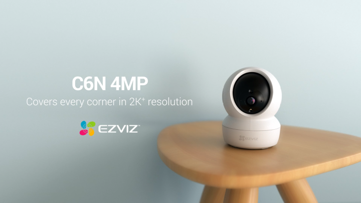 EZVIZ H6C Pro 4MP/2K+ cctv camera wifi connect 360 Two-Way Talk indoor ...