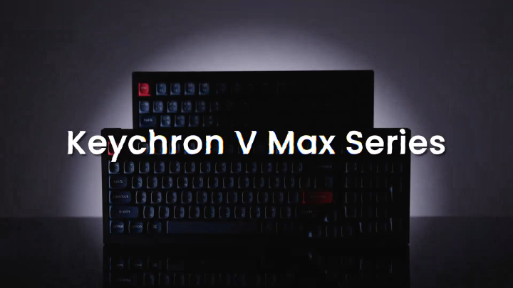 KEYCHRON V1 MAX Carbon black (RED/BROWN SWITCH) | KEYBOARD(คีย์บอร์ด ...