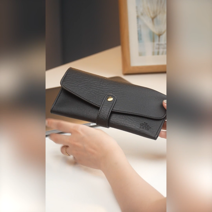 Ví Lata (Thời trang nữ dáng cầm tay dáng dài - Ví da VN84) | Lazada.vn