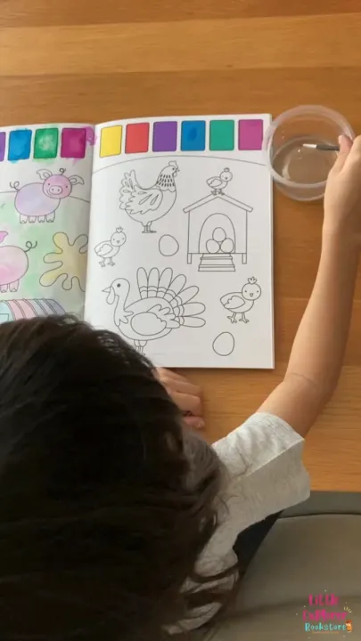 Coloring Magic Water Posters: Safari Sounds สมุดระบายสี สีน้ำ สำหรับ ...