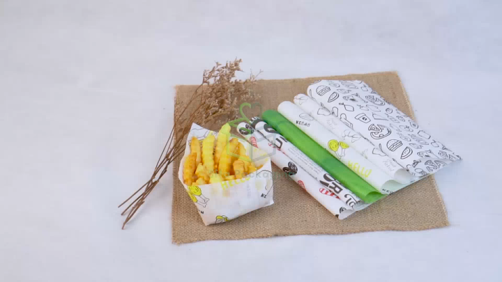 Kertas Nasi Motif 15x15 Paper Wrap Isi 100 Pcs Printing Laminasi Kertas ...