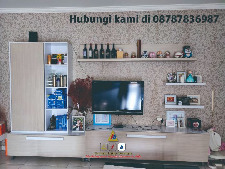 Panel dan Rak TV custom | Lazada Indonesia