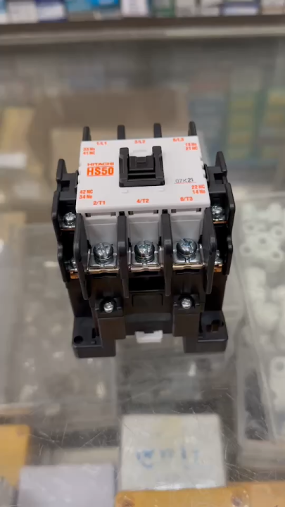 Hitachi HS50 (คอยล์ 220V, 380V) แมกเนติก คอนแทคเตอร์ (2NO + 2NC ...