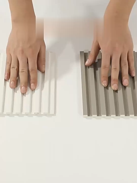 Waterproof Board WPC Grille Wall Panel 1000x150x9mm Multiple Color ...