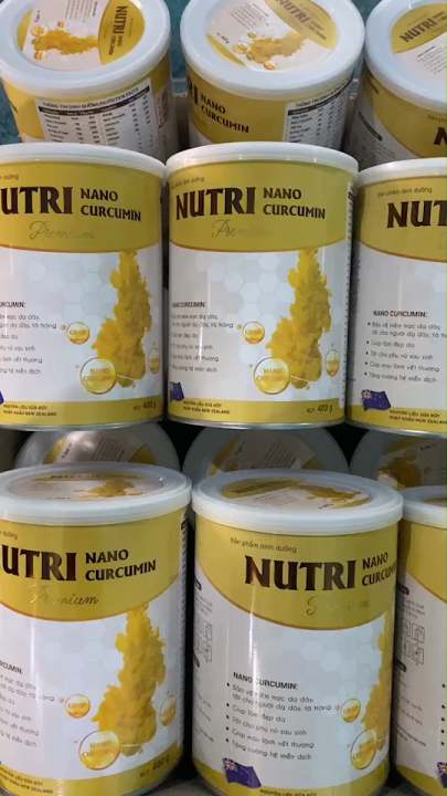 Nutri nano curcumin 400g เซ็ท2กระป๋อง นมขมิ้น ลดกดไหลย้อน ลดท้องอืด ...