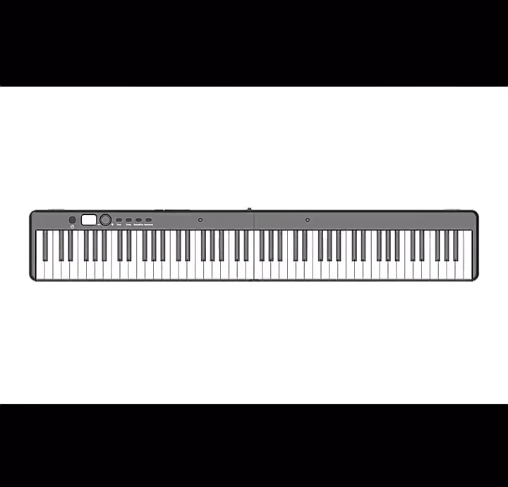 RIXTON Digital 88 Keys Foldable Piano Keyboard Electric Keyboard ...
