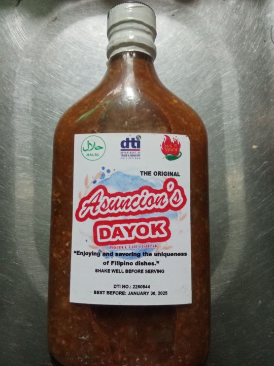 Dayok. 375ML Spicy & Original Dayok Tuna 💯 Pure Tuna intestines From ...