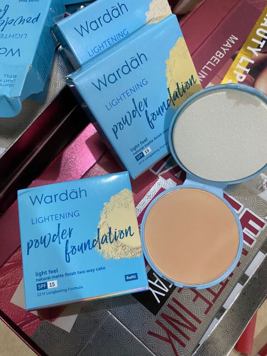 Wardah lighting two way cake | Lazada Indonesia