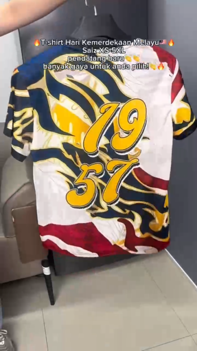 baju tshirt merdeka 2025 merdeka t shirt Men's T-shirts 68th ...