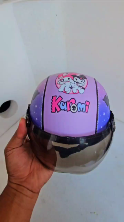 Helm Anak anak retro kaca riben lucu usia 1 sampai 4 tahun Motif LOL ...