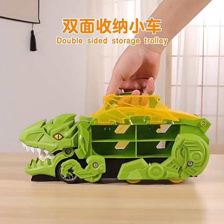 Dino Race Transforming Transporter: T-Rex Track Truck | Lazada
