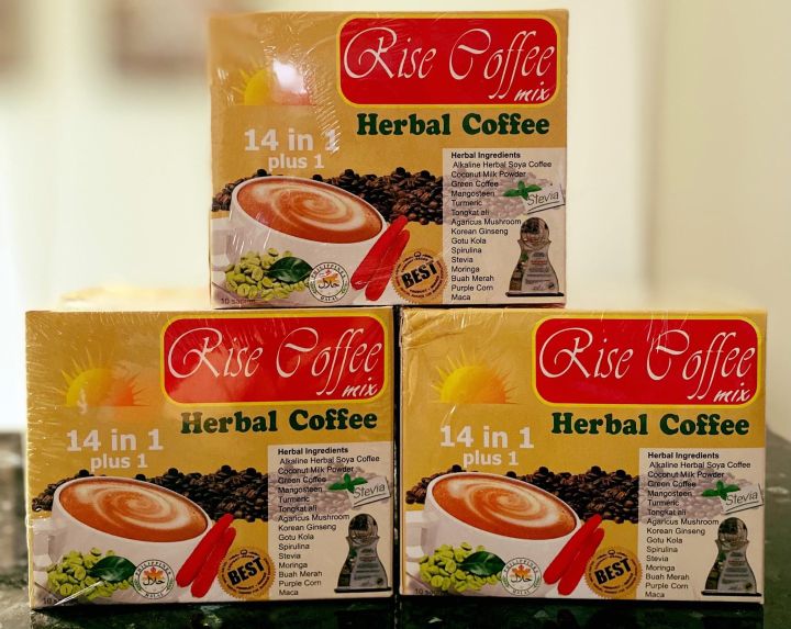Rise Herbal Coffee Mix 14 in 1 plus 1 | Lazada PH
