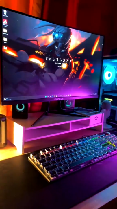 EXPOSE Monitor PC 19/22/24/27 Inch Curved Monitor Gaming 75HZ Wiht ...