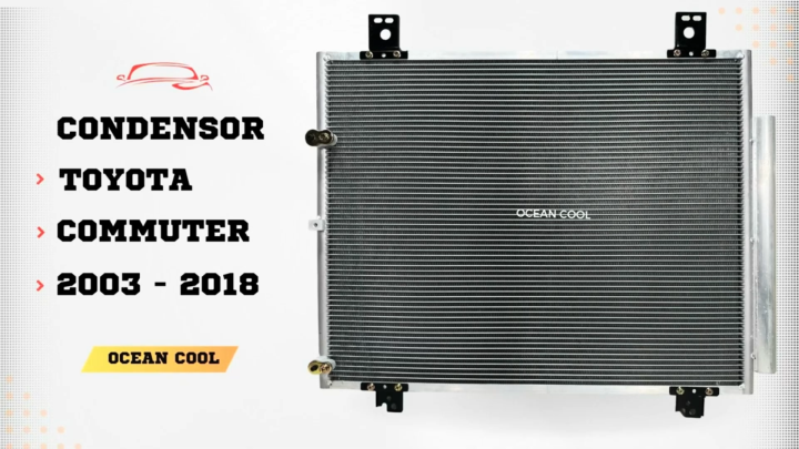 แผงแอร์ โตโยต้า คอมมิวเตอร์ 2003 - 2018 CD0168 CONDENSER TOYOTA HIACE ...