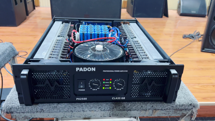 PADON Professional amplifier, dua saluran, kelas GB, peralatan audio ...
