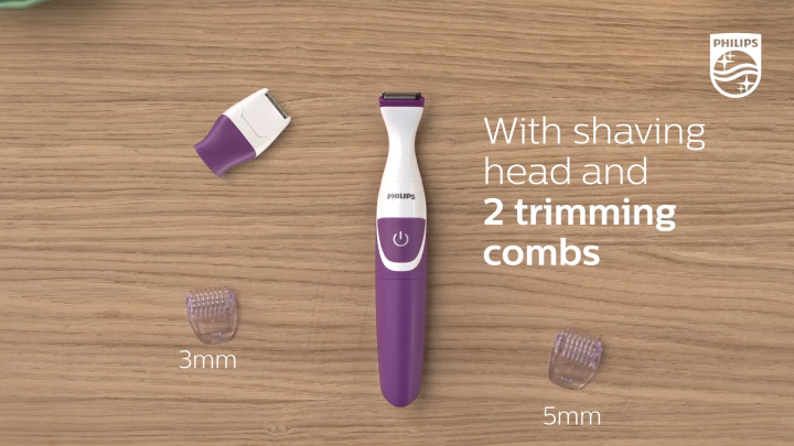 Philips Bikini Trimmer เครื่องเล็มขนแนวขอบบิกีนี่ BRT383/15 | Lazada.co.th