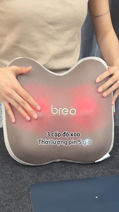[VOUCHER 200K] Máy Massage lưng BREO Back 2 | Chườm nóng ở nhiệt độ ...