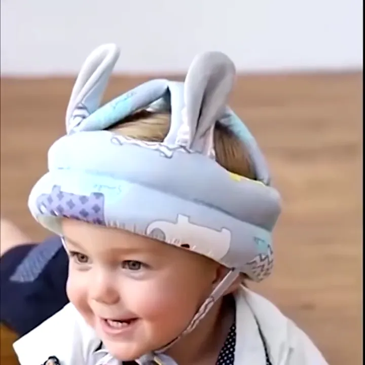 Baby Head Protection Safety Helmet Adjustable Soft Baby Walk Safety ...